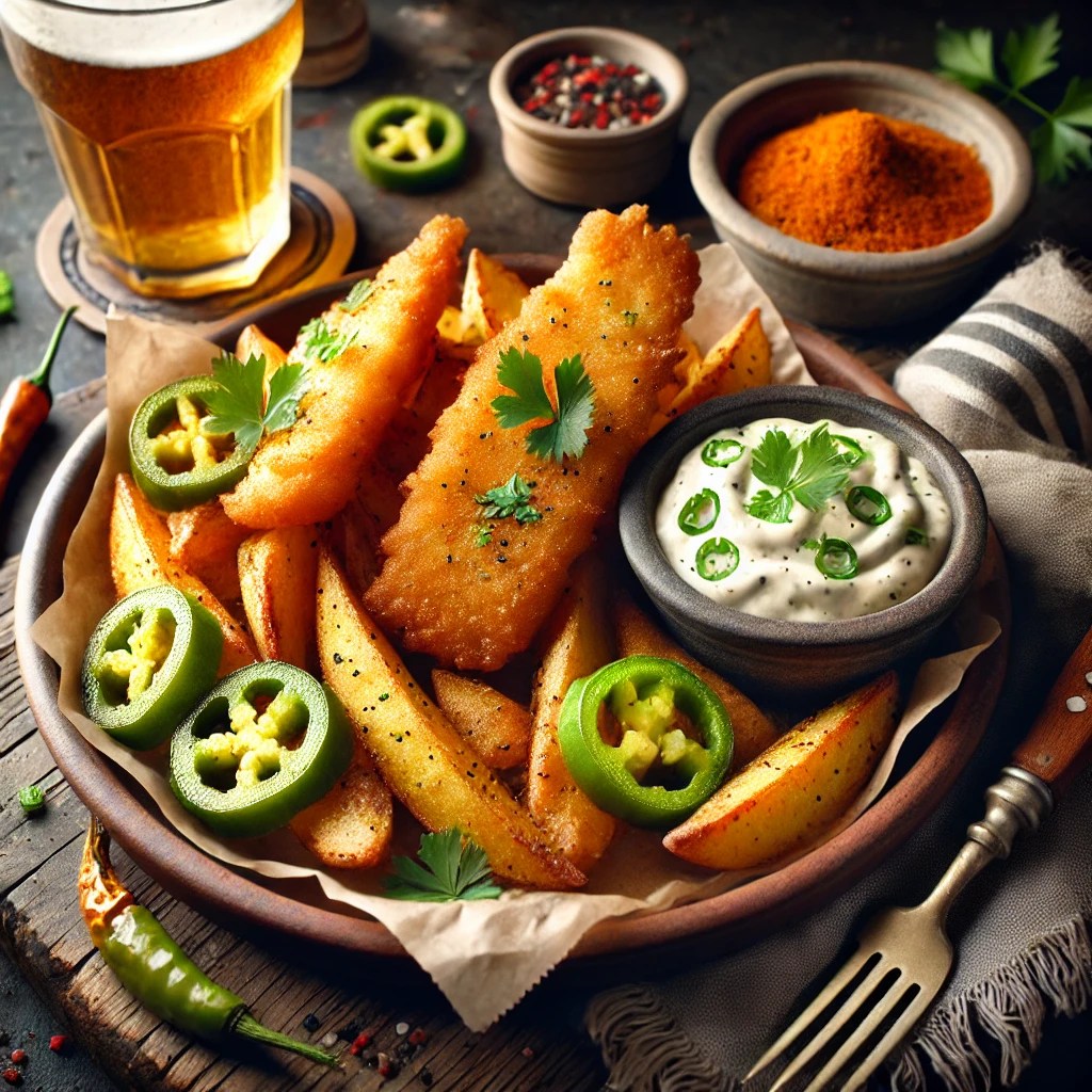 Southern-Style Fish and Chips with a Smoky Twist – The quad kitchen